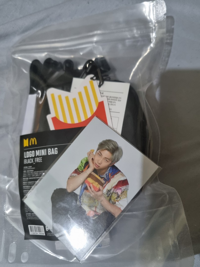 Mcdo bts logo mini bag, Hobbies & Toys, Memorabilia & Collectibles, K ...