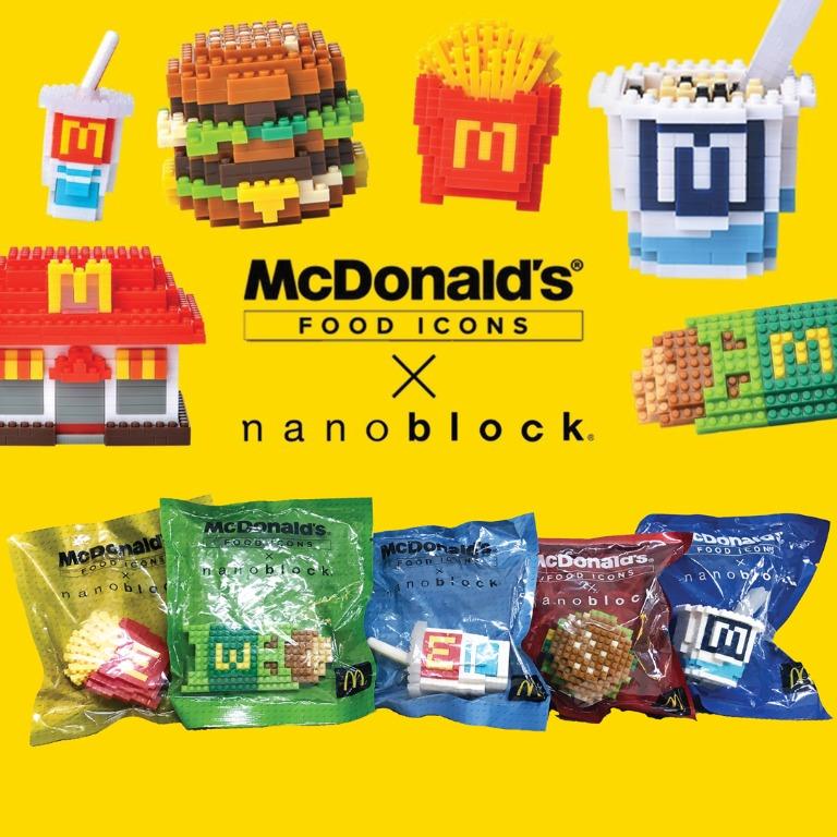 McDonald's Food Icons x Nanoblock Series-2016, Hobbies & Toys, Toys & Games on Carousell