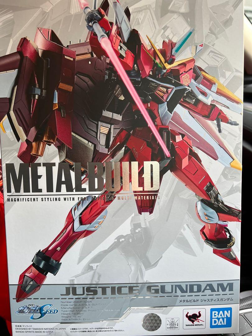 Metal Build Justice Gundam, Hobbies & Toys, Toys & Games on Carousell