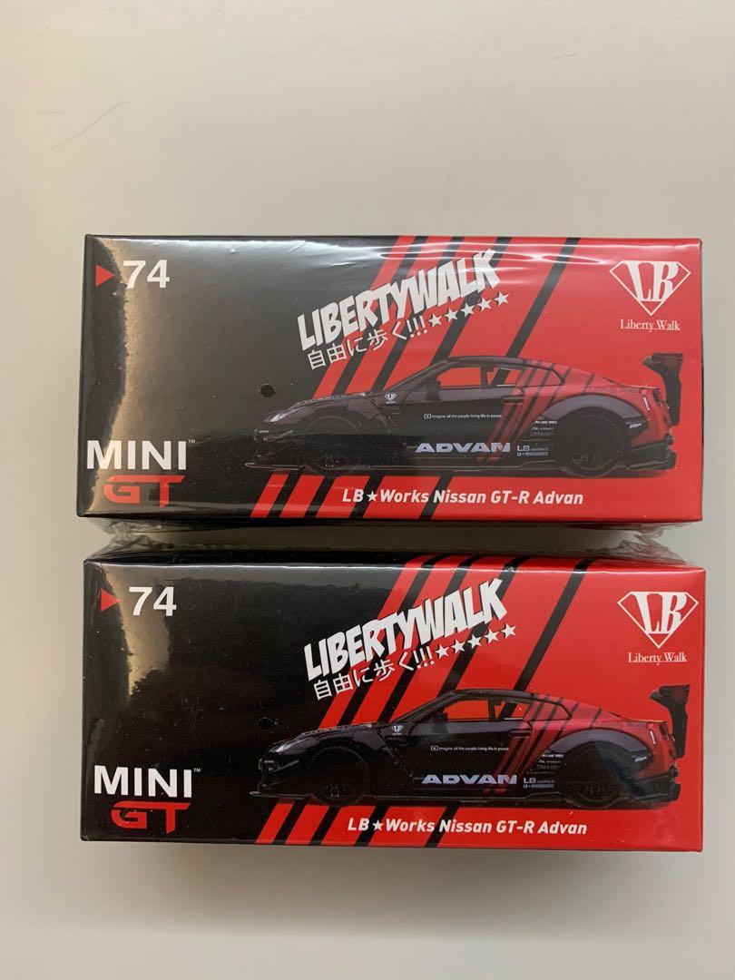 MINI GT ADVAN GT-R R35 LBWK LIBERTY WORK, 興趣及遊戲, 玩具 & 遊戲類 - Carousell
