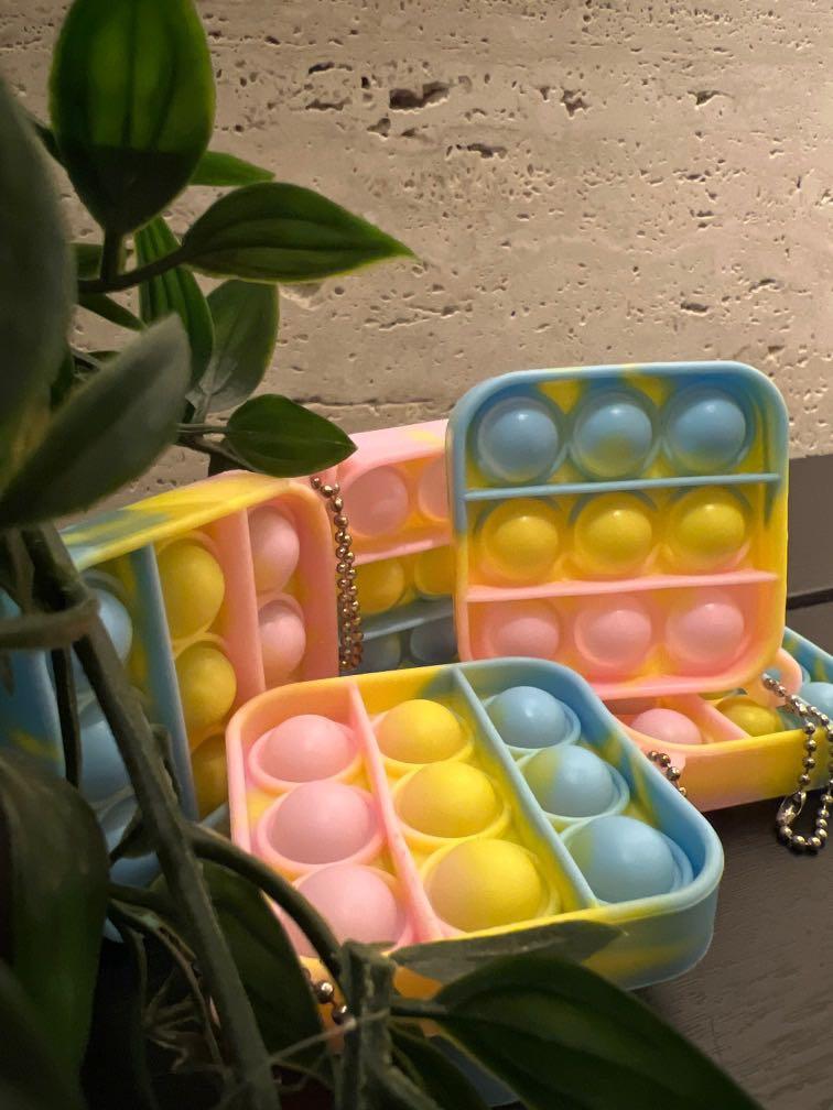 mini pop it set | 6 tie dye mini pop its ., Hobbies & Toys, Toys ...