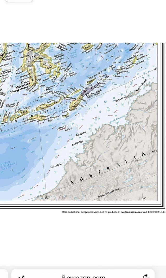 National Geographic: Asia Classic Wall Map - Laminated (33.25 x 38 ...