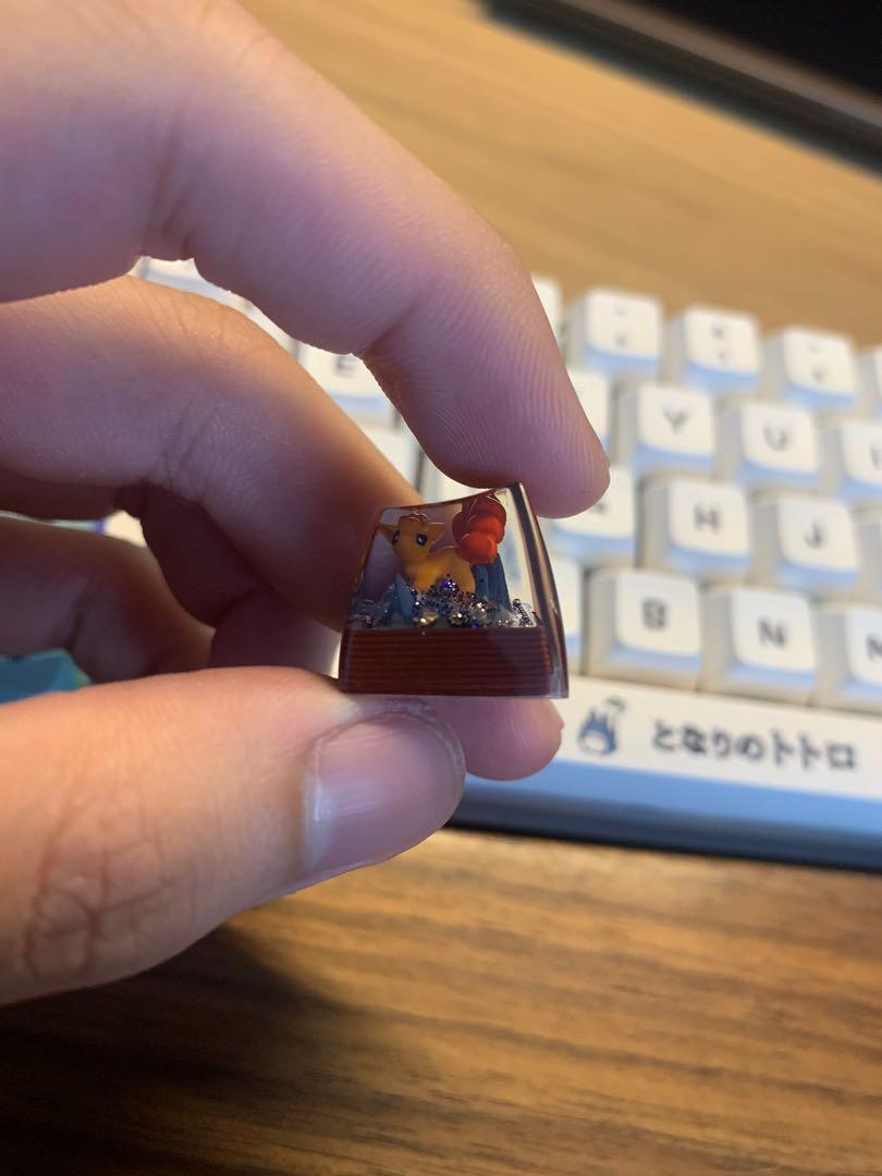 [New Designs] Vulpix Artisan Pokemon Keycap, Computers & Tech, Parts ...
