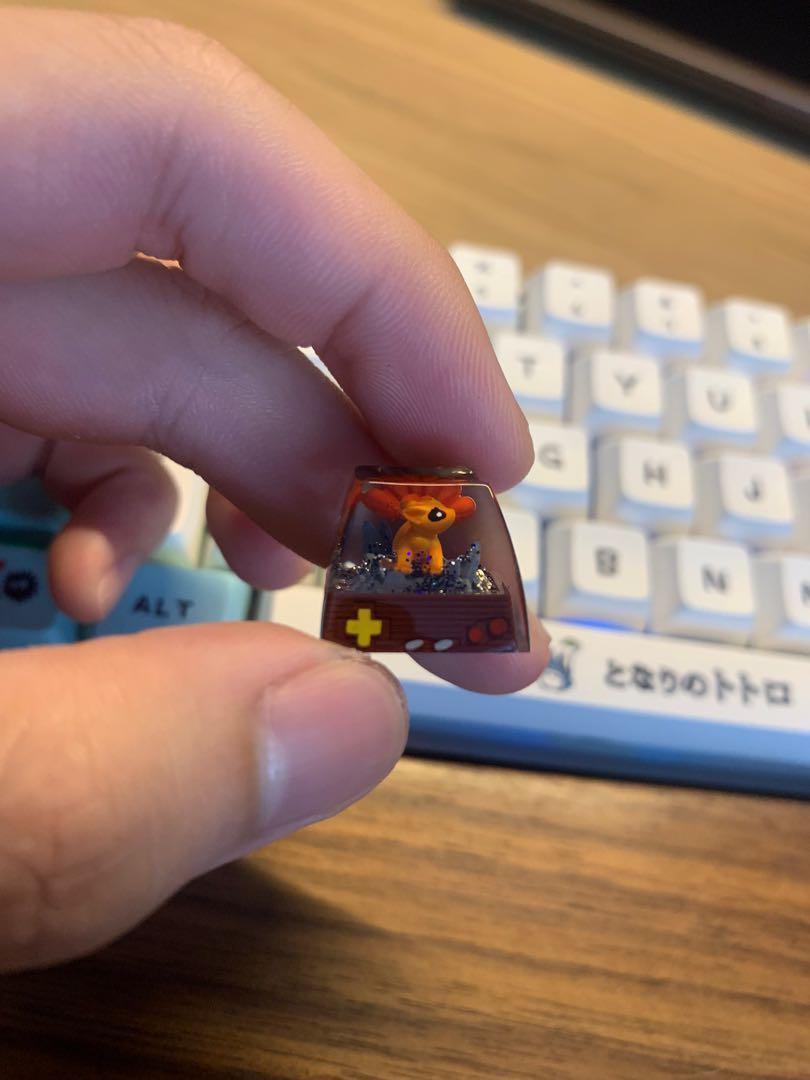 [New Designs] Vulpix Artisan Pokemon Keycap, Computers & Tech, Parts ...