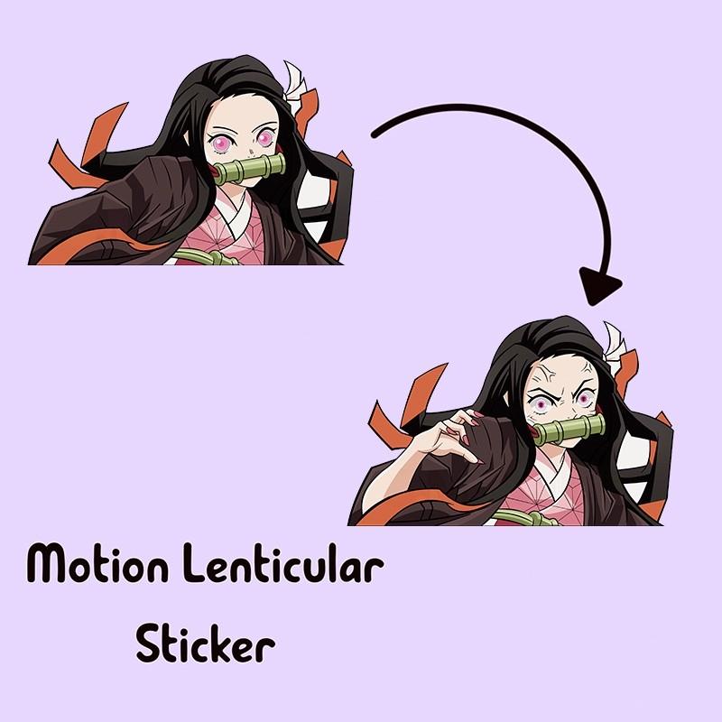 Nezuko Motion sticker Car decals Demon Slayer waterproof stickers ...