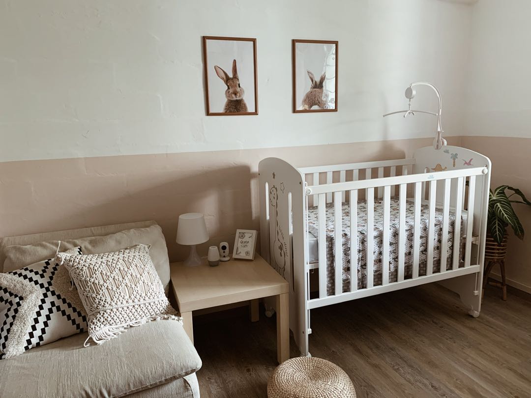 Nursery Bunny picture with Frame (A3 size), Furniture & Home Living ...