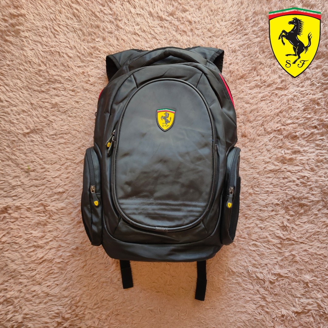 OFFICIAL LICENSED FERRARI PRODUCT | Travel Laptop Backpack, Men's ...