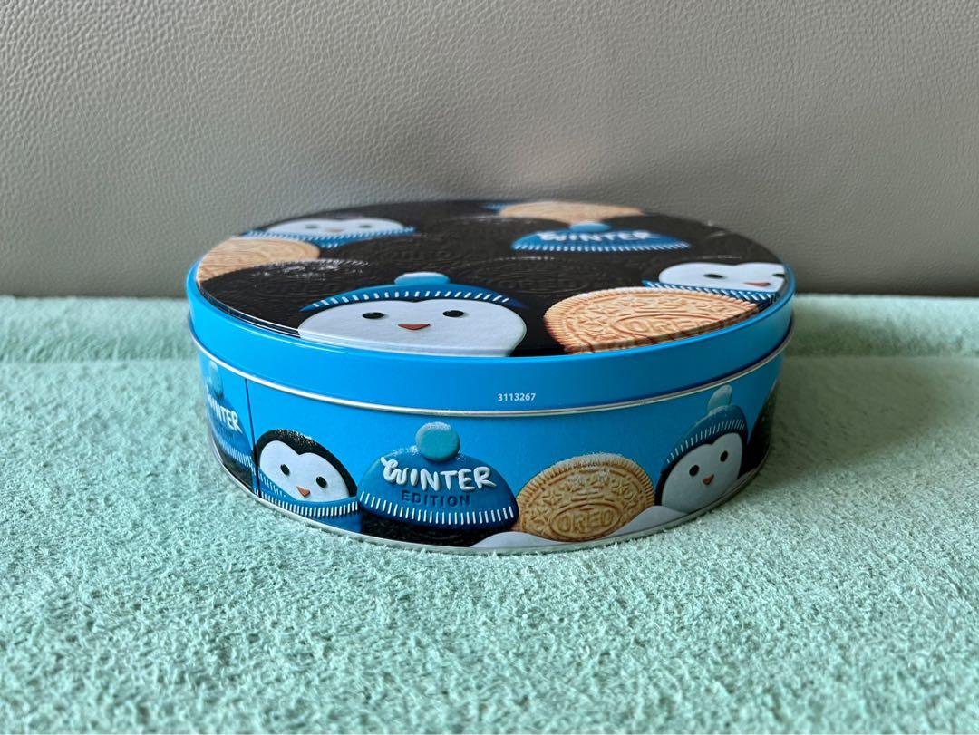 Oreo empty container 鐵罐, 傢俬＆家居, 廚具和餐具, 食物整理及儲存 - Carousell