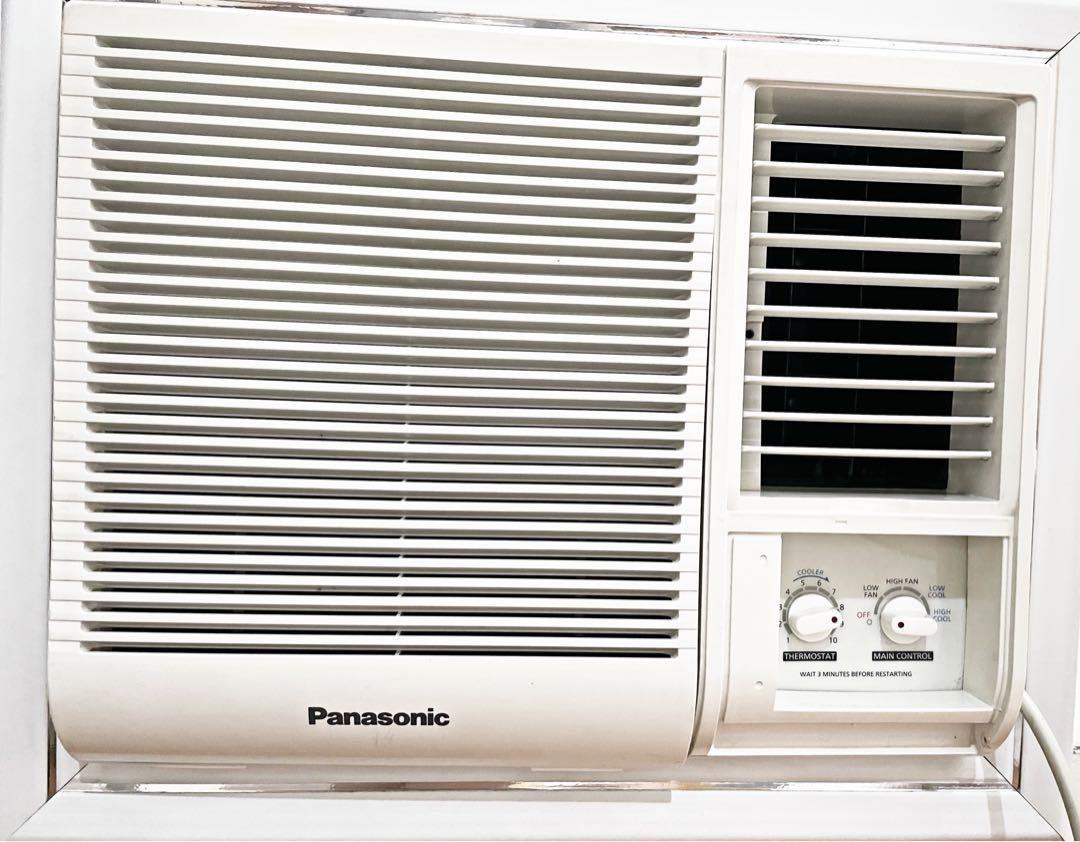 Panasonic 1hp window type aircon, TV & Home Appliances, Air ...