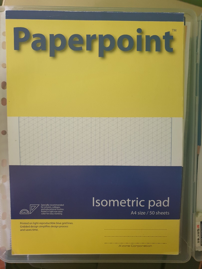 Paperpoint - Isometric Pad, Hobbies & Toys, Stationery & Craft, Craft ...