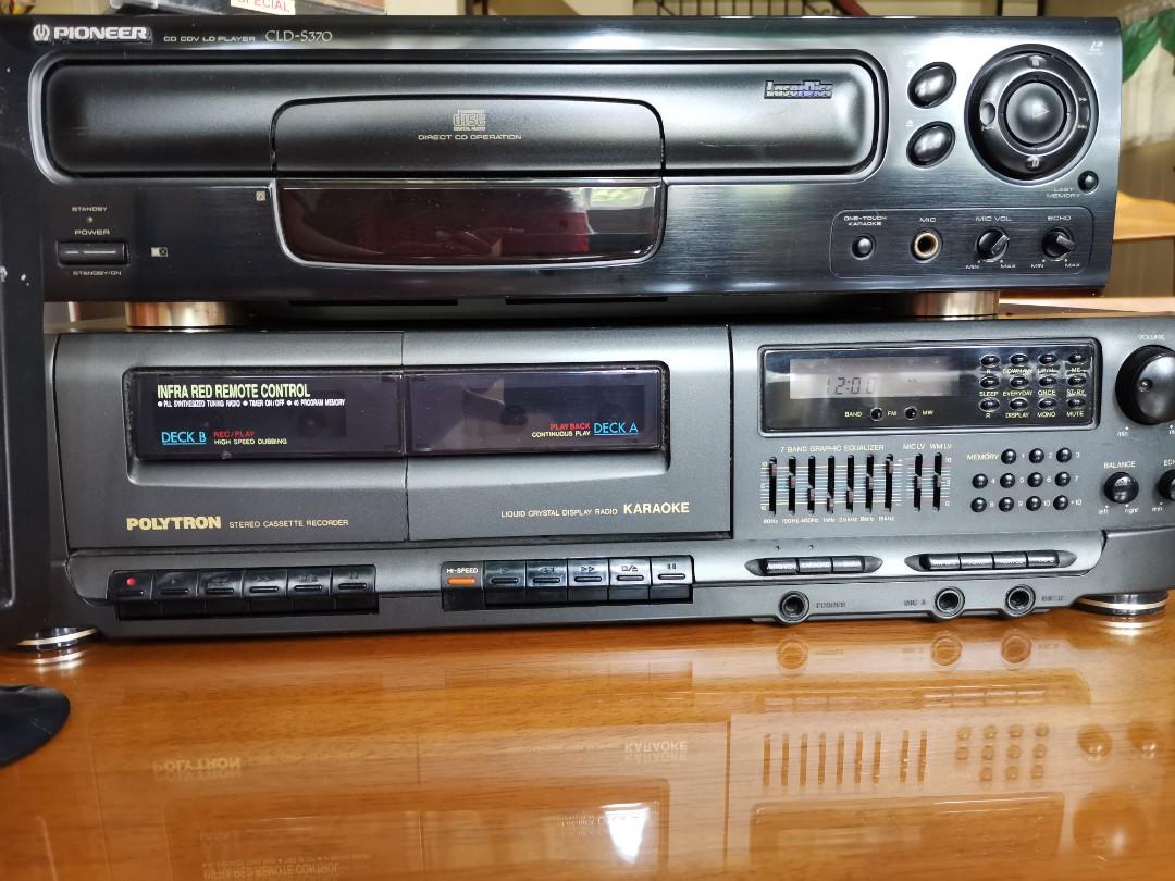 Polytron Stereo Amplifier and Stereo Cassette Recorder with two ...