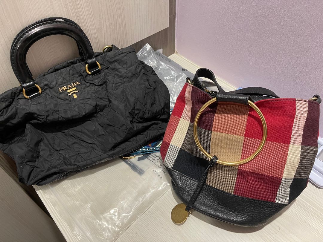 Prada and Blue Label, Women's Fashion, Bags & Wallets, Cross-body Bags ...