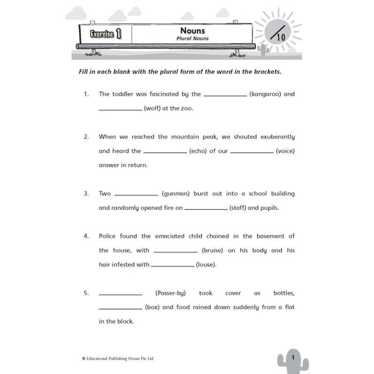 Primary 6 Grammar 1000+/ Primary 6 English Assessment Book, Hobbies ...