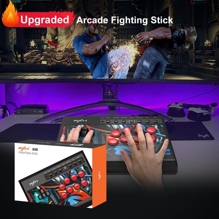 PXN X8 Arcade Fight Stick for PC PS4 PS3 XBOX One Series S X Switch ...