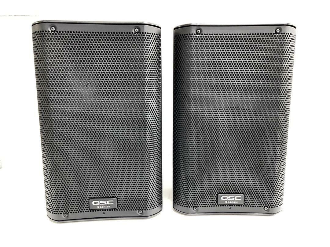 QSC K8 8" 2-Way 1000 Watt Powered Speakers 全音域 多功能 專業製作監聽喇叭, 音響器材 ...