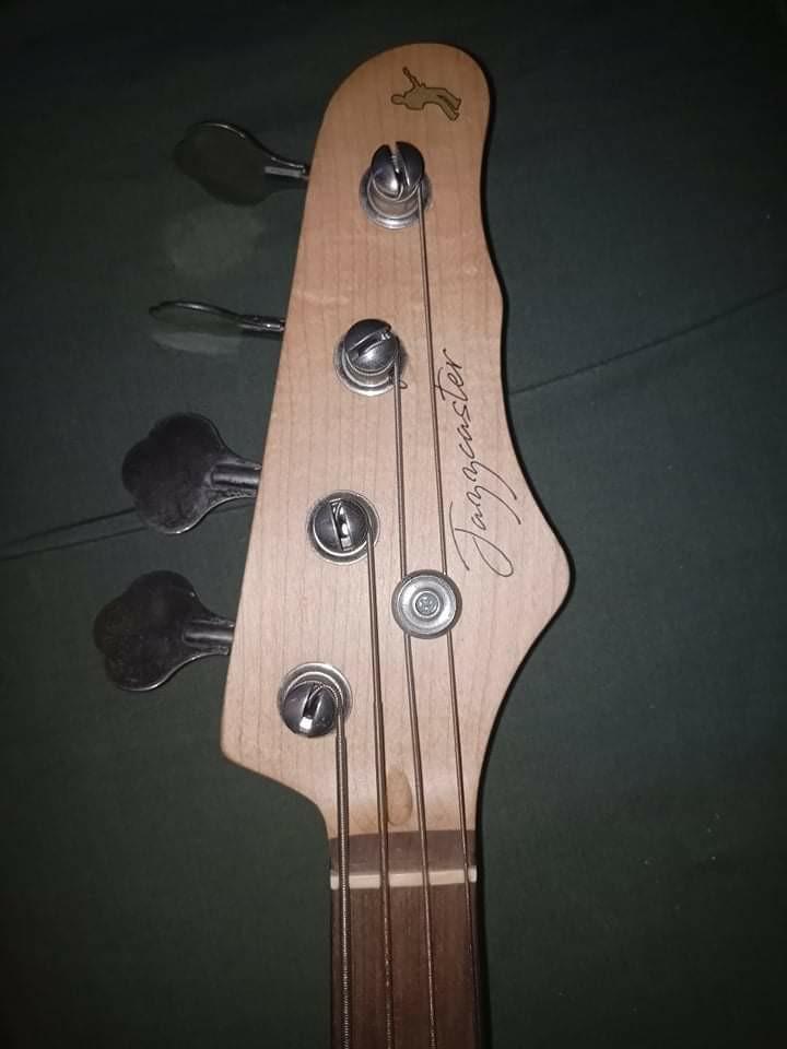 RJ Jazzcaster 4 String Green Bass, Hobbies & Toys, Music & Media ...