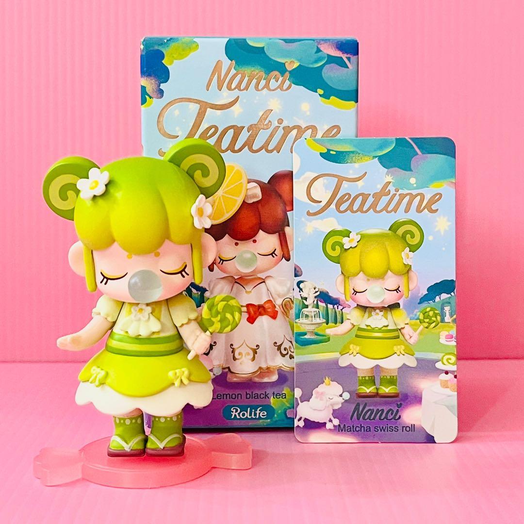 Rolife Nanci Teatime Blind Box Series Matcha Swiss Roll Popmart ...