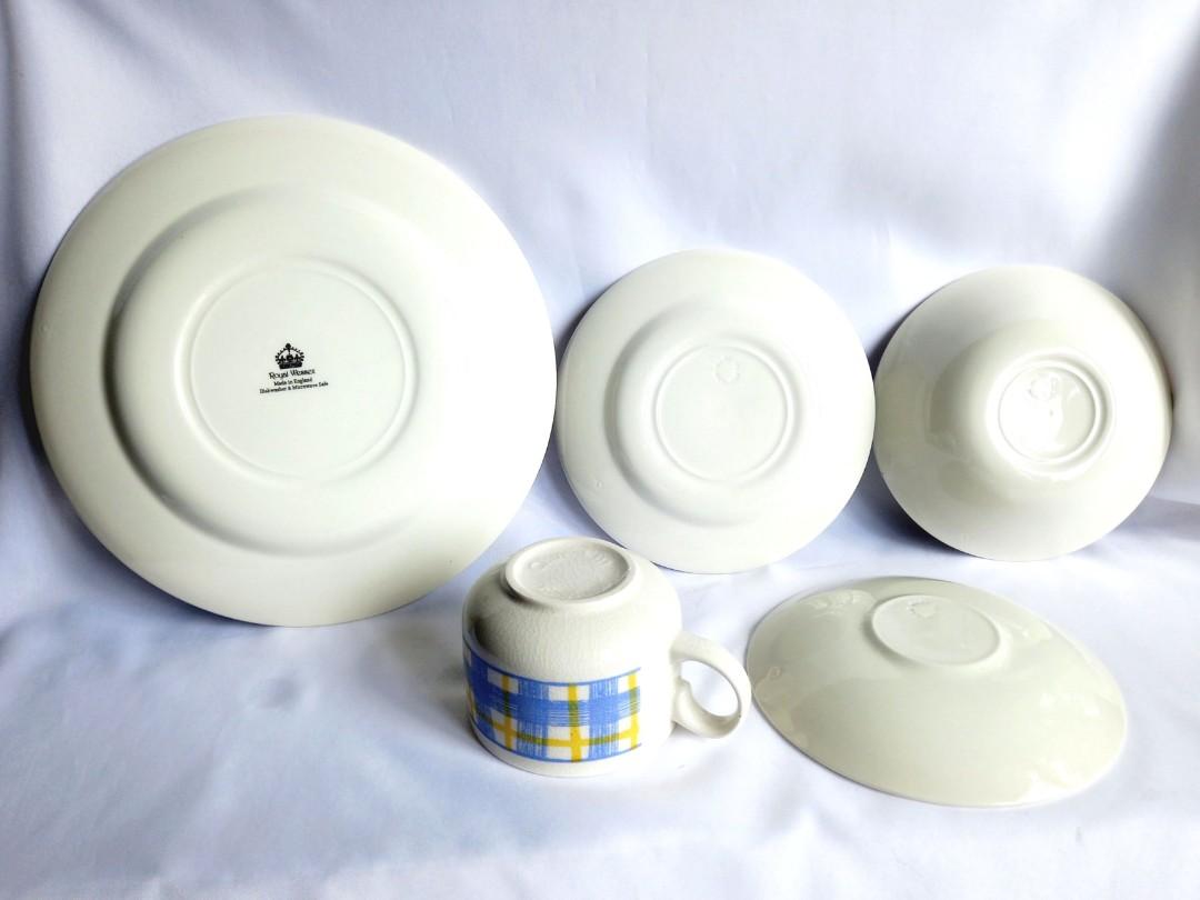 ROYAL WESSEX by Churchill dinnerware set for 4, made in England ...