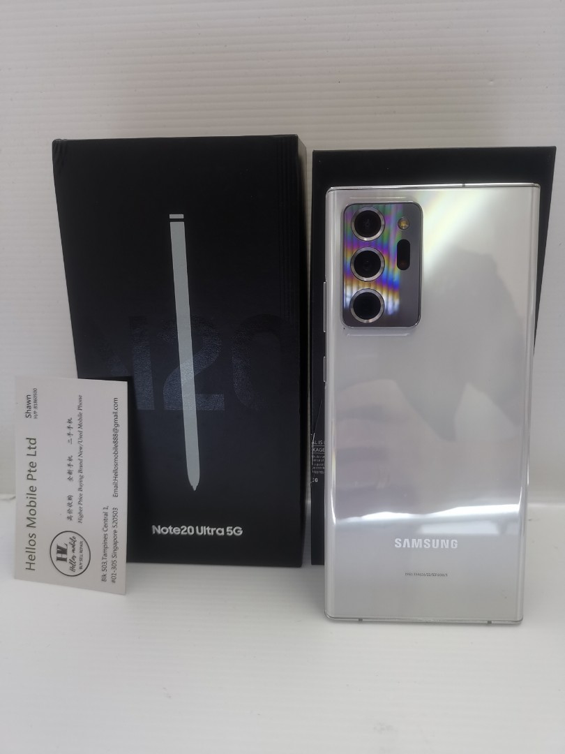 Samsung Note 20 ultra white 256gb (used), Mobile Phones & Gadgets ...