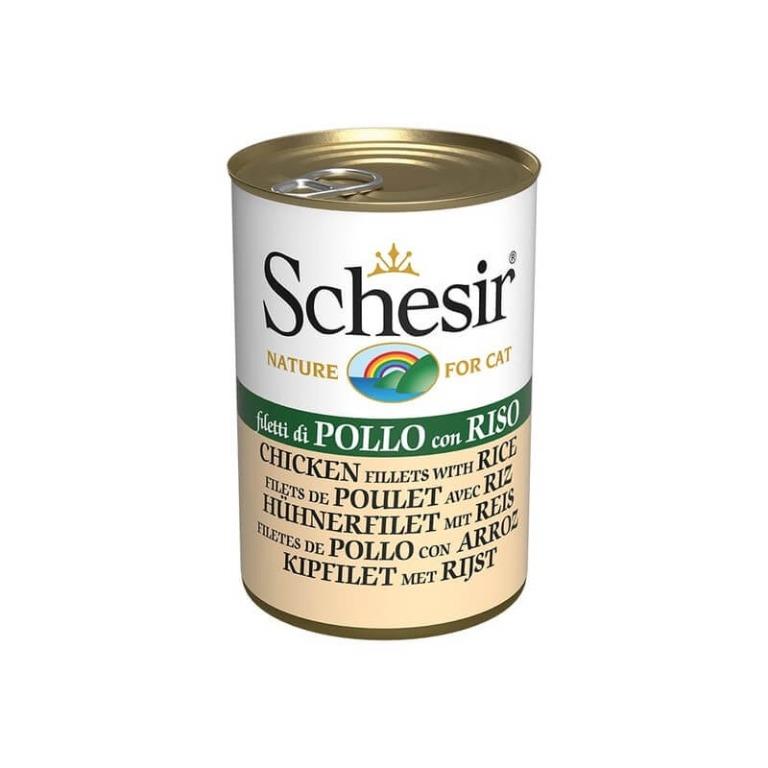 Schesir Chicken Fillets With Rice 140g, Pet Supplies, Pet Food on Carousell
