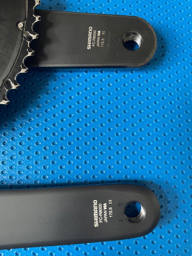 Shimano Ultegra R8000 172.5 full crank set (right+left) with 11S 52/36 ...