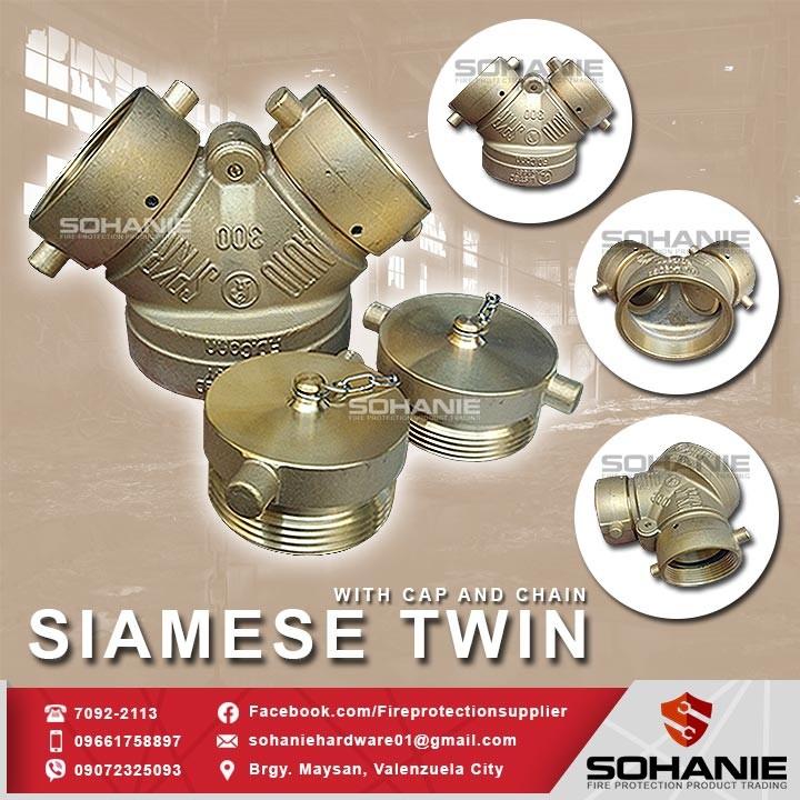 Siamese Twin with Cap and Chain, Commercial & Industrial, Construction ...