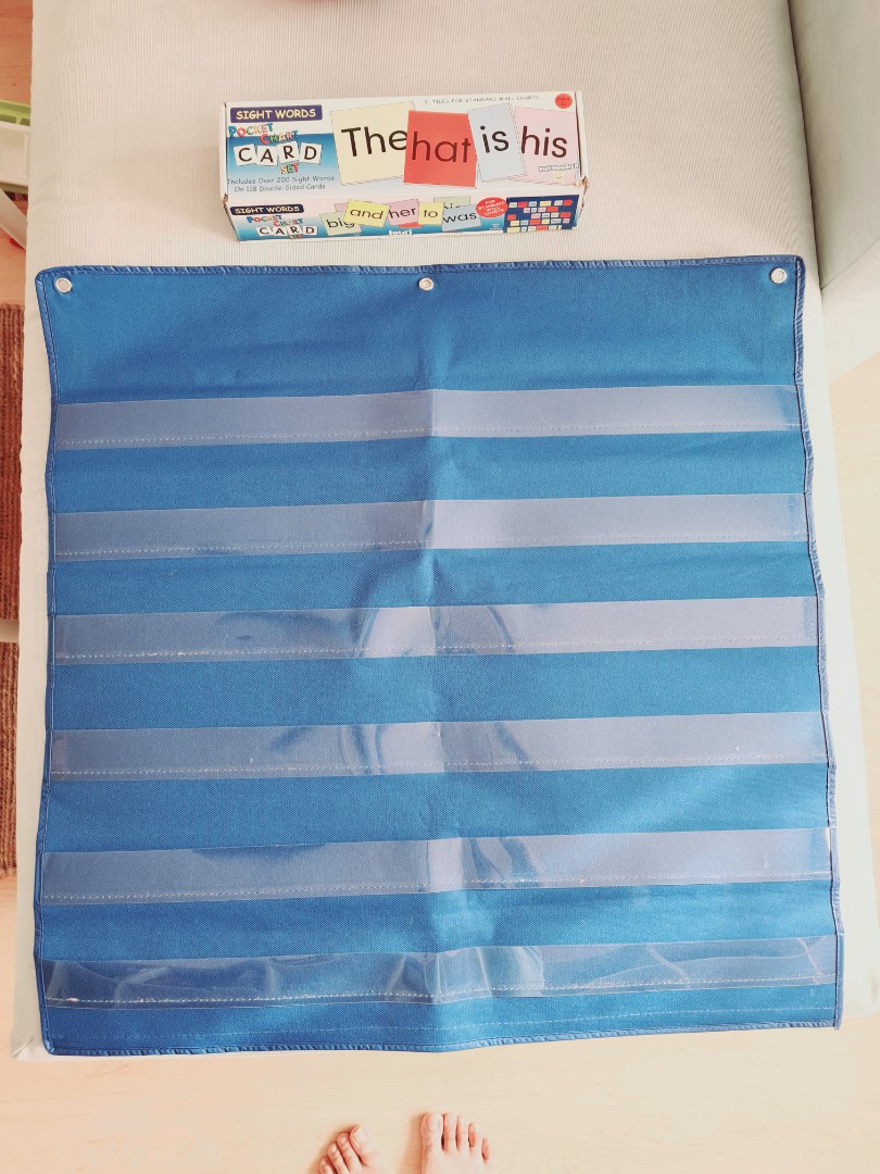 Sight words pocket chart and cards, Hobbies & Toys, Books & Magazines ...