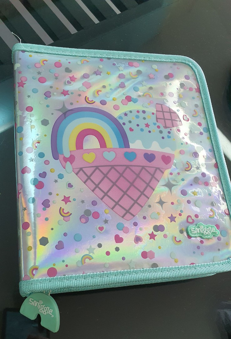 Smiggle Rainbow Ice cream Stationery Set, Hobbies & Toys, Stationery ...