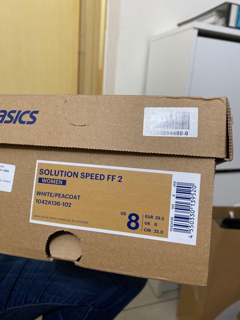 Asics Solution speed FF2_Women Tennis, Sports Equipment, Sports & Games ...