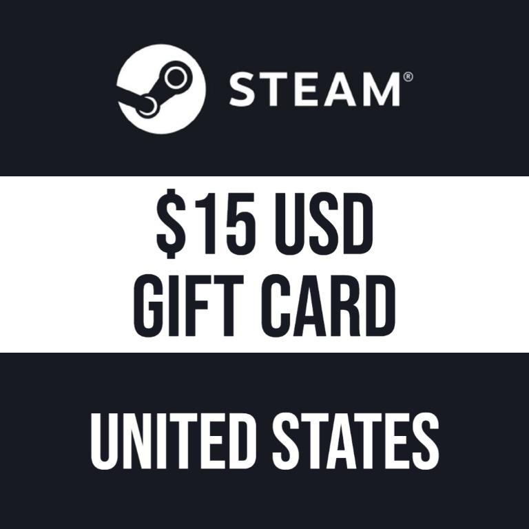 Steam Gift Card $15 (United States), Video Gaming, Gaming Accessories ...