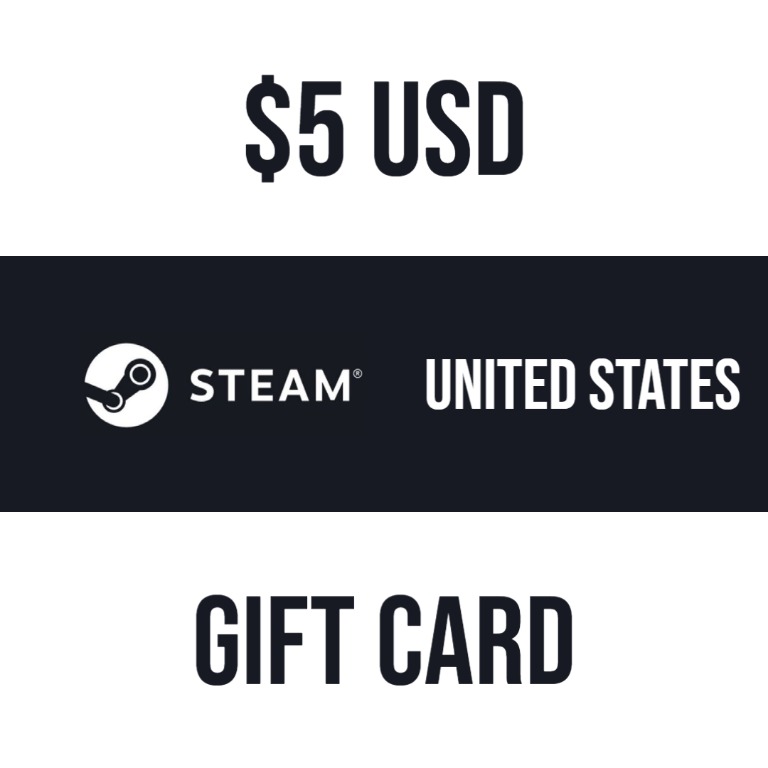 Steam Gift Card $5 (United States), Video Gaming, Gaming Accessories ...