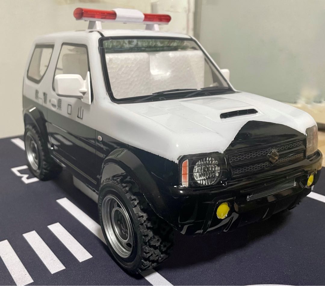 Tamiya Rc 1/10 Suzuki Jimny Police Car Body shell only, Hobbies & Toys ...