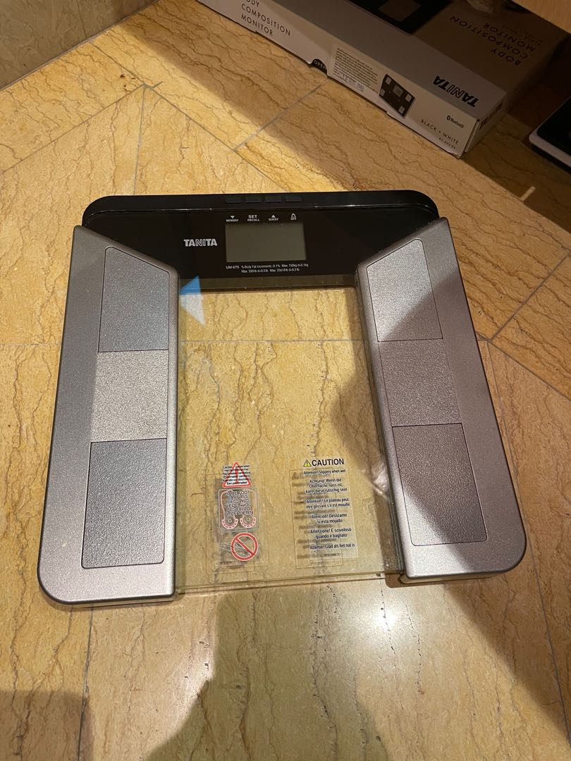 Tanita Digital Scale with Body fat ratio reading, Health & Nutrition ...