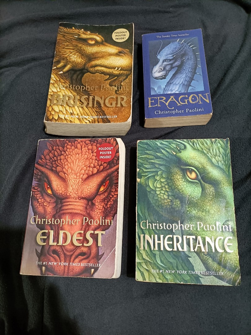 The Inheritance Cycle series by Christopher Paolini, Hobbies & Toys ...