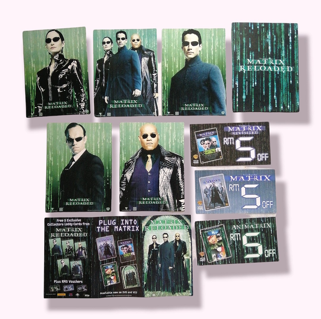 THE MATRIX RELOADED KOLEKSI CARD 2003, Hobbies & Toys, Collectibles ...
