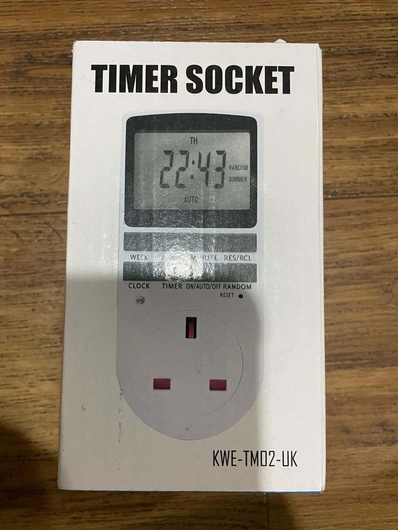 Timer Socket, TV & Home Appliances, Electrical, Adaptors & Sockets on ...