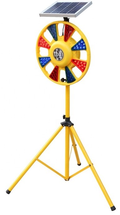 Traffic 2m Solar LED Warning Blinker Rotary Light, Commercial ...