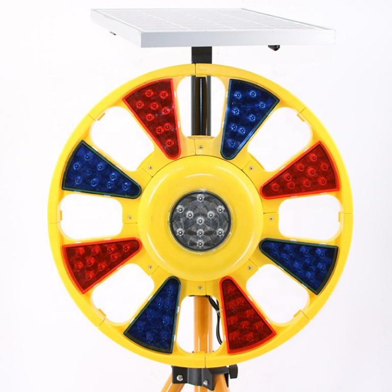 Traffic 2m Solar LED Warning Blinker Rotary Light, Commercial ...