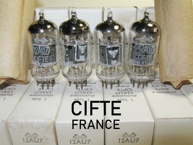 Tubes CIFTE 12au7 | France | One of the best in Openness, Transparency ...