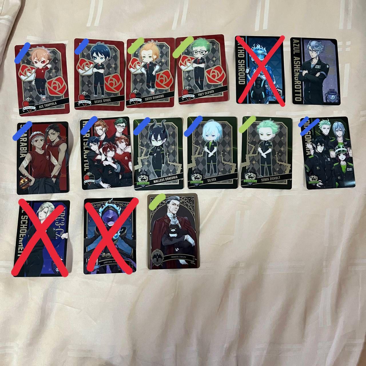 TWST Twisted Wonderland Metal Cards School Uniform Gym, Hobbies & Toys ...