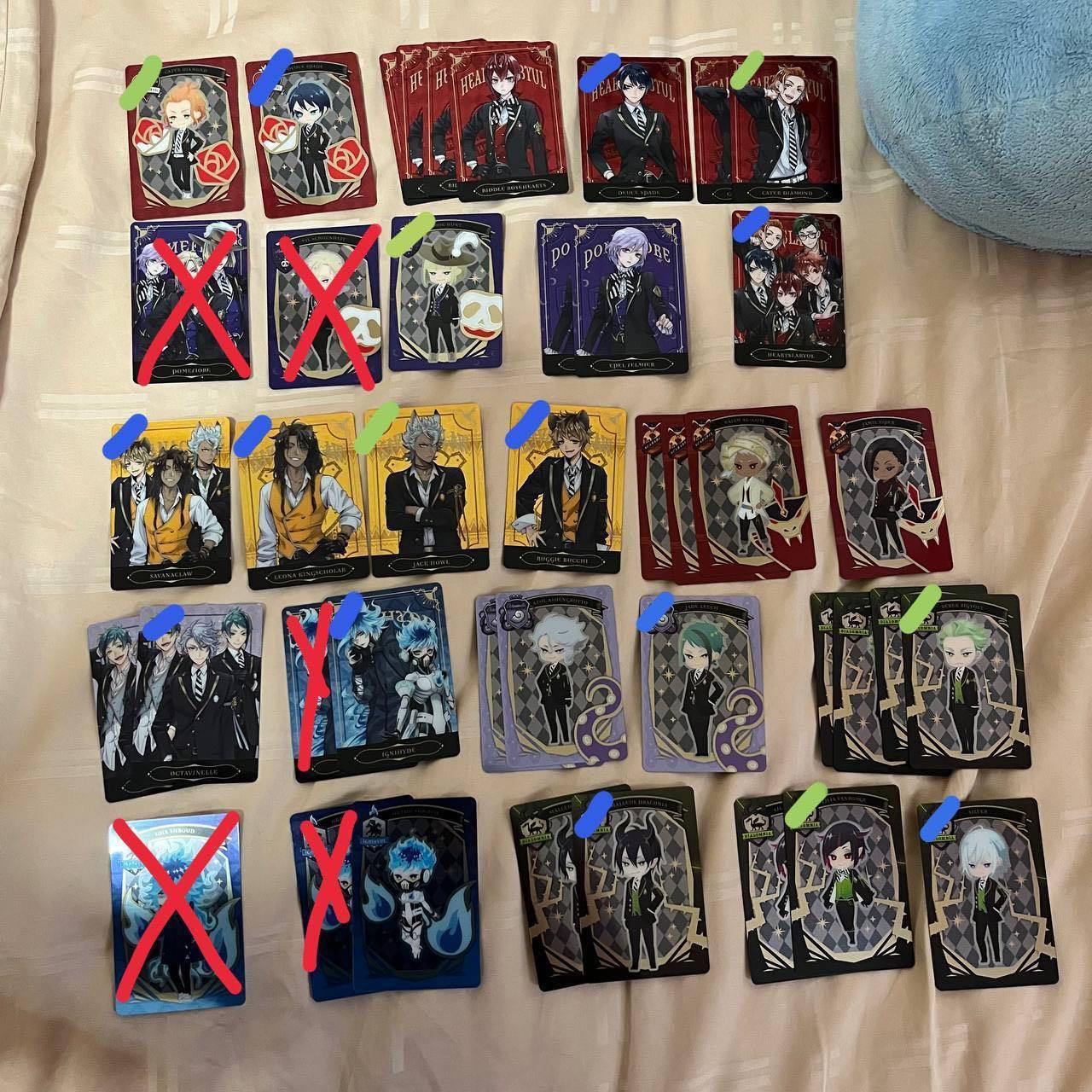 TWST Twisted Wonderland Metal Cards School Uniform Gym, Hobbies & Toys ...