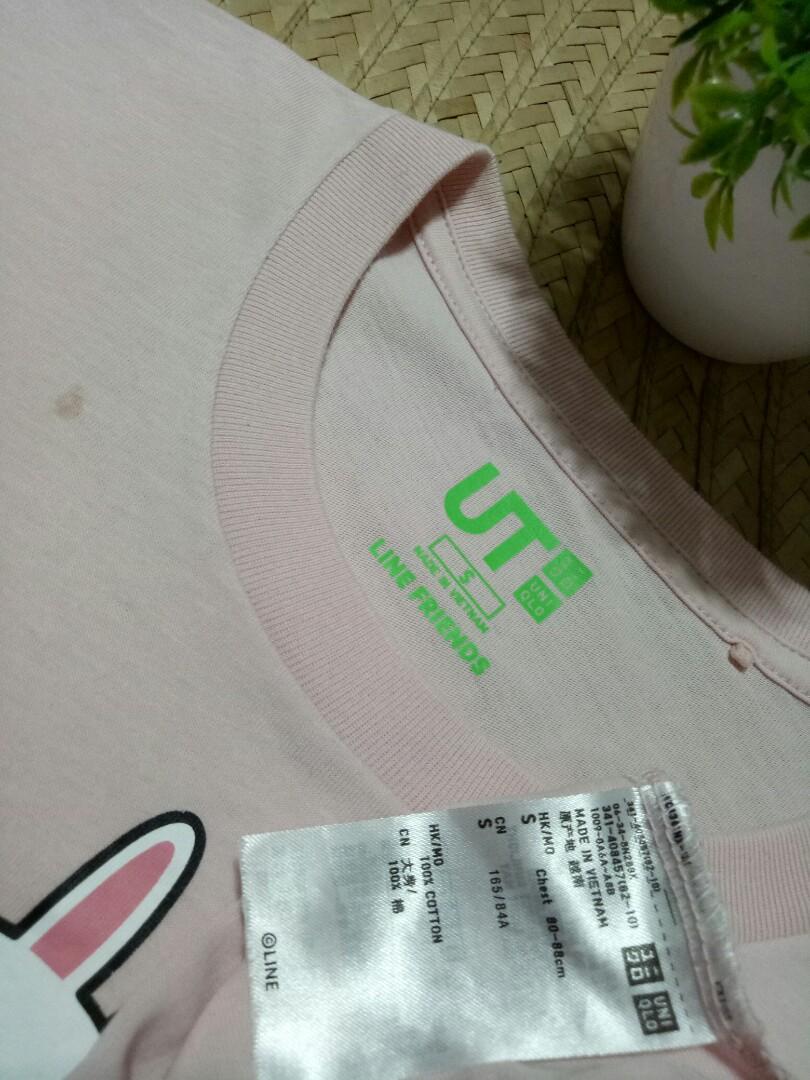 Uniqlo UT Line Friends Cony Peach Shirt, Women's Fashion, Tops, Shirts on Carousell