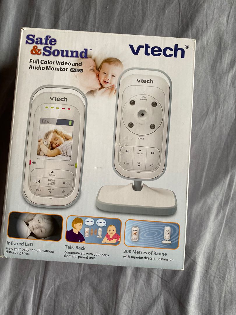 Vtech full Color video and audio monitor, Babies & Kids, Baby Monitors ...