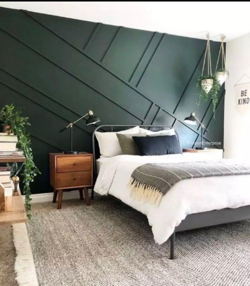 Wainscoting Panelling Mirror Murah, Furniture & Home Living, Home Decor ...