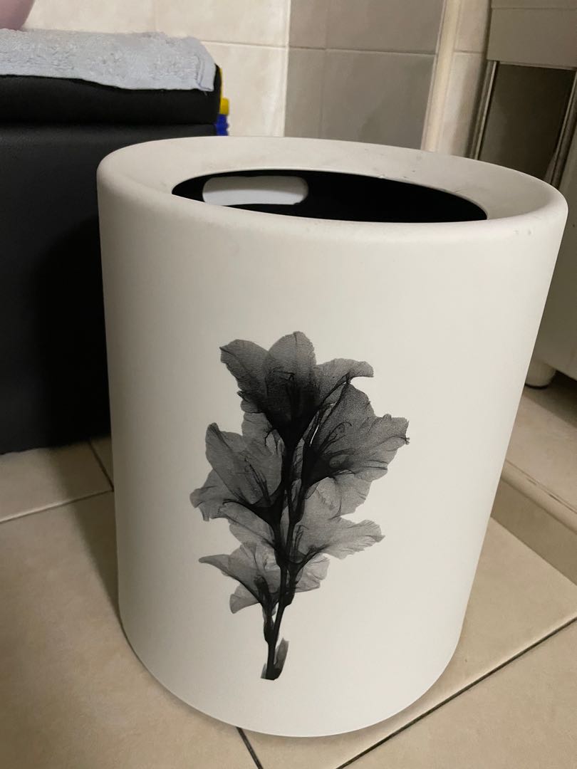 white dustbin, Furniture & Home Living, Cleaning & Homecare Supplies ...