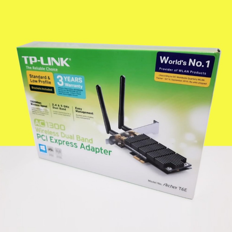 Wifi Adapter PCIe - TP-Link Archer T6E AC1300 Wireless Dual Band PCI ...
