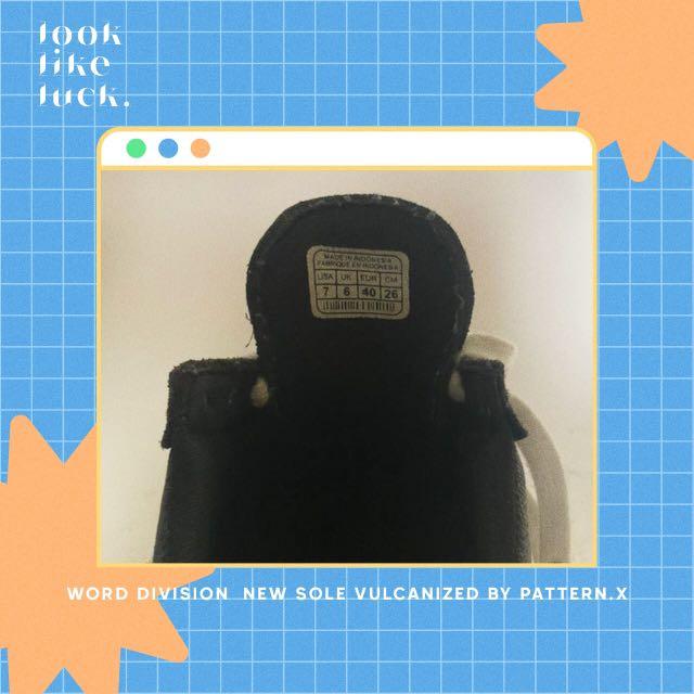 Word division Repaint + New Sole Vulcanized by Pattern.X Kembaran ...