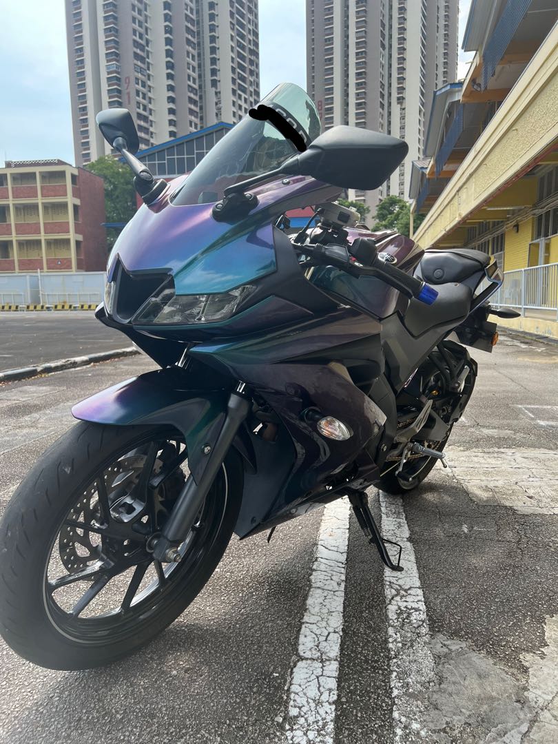 Yamaha R15 V3 // bike wash, Motorcycles, Motorcycle Accessories on ...