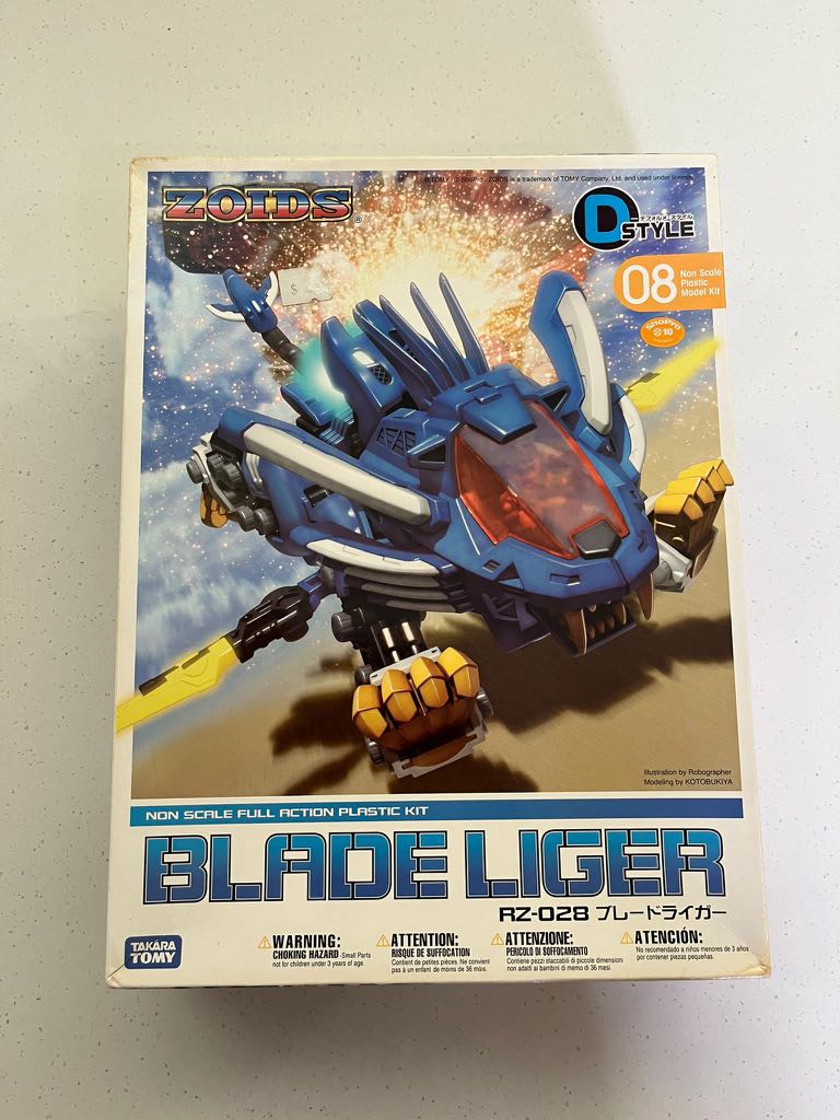 Zoids D-Style Blade Liger, Hobbies & Toys, Toys & Games on Carousell