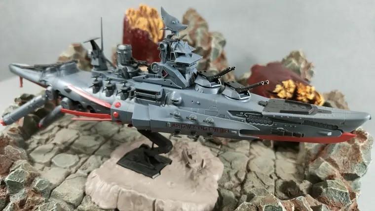 1/700 #SRK002 Suyata Space Rengo Kantai Space Main Battleship Mutsu ...